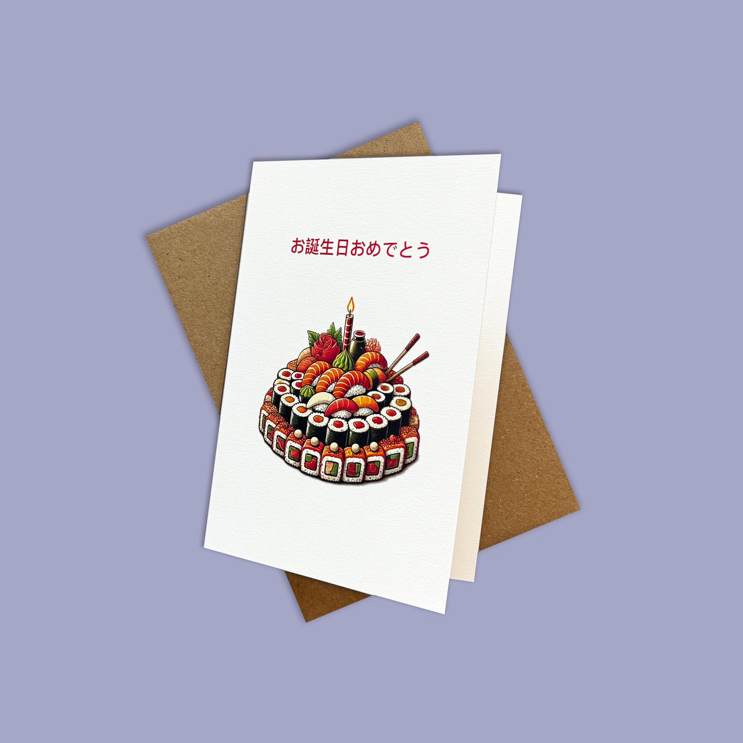 Happy Birthday in Japanese, Japanese Birthday Card, お誕生日おめでとう, Greeting ...