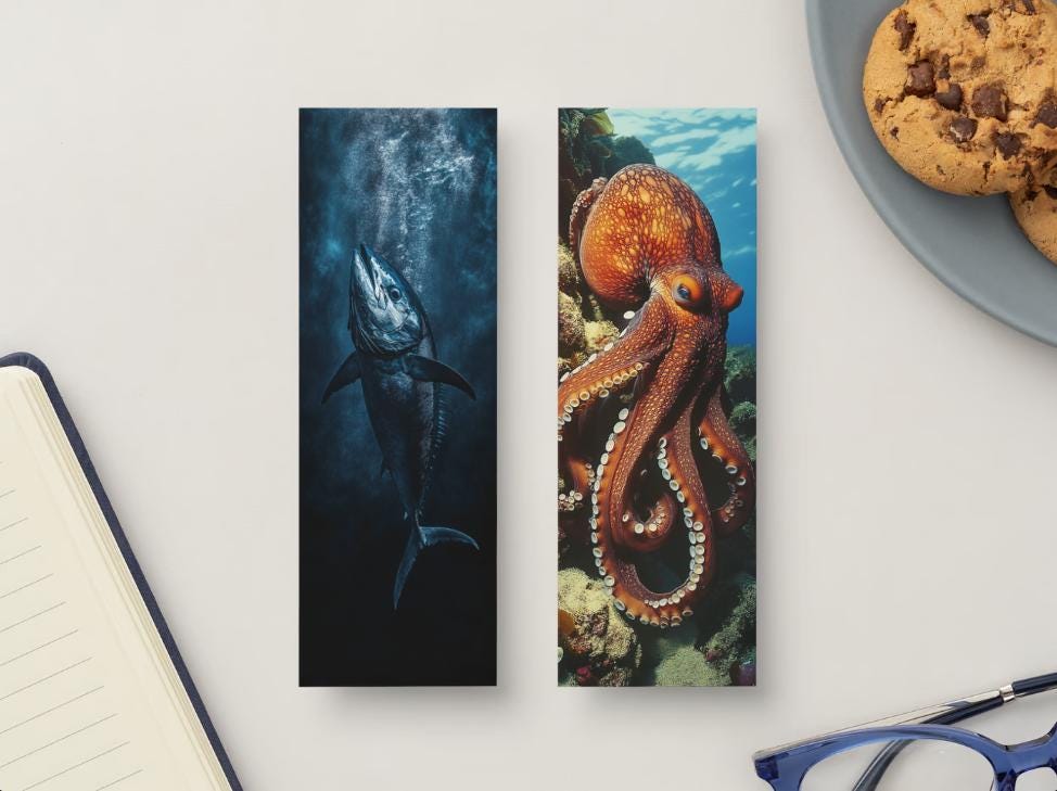 Printable MARINE Bookmark Digital Download for Teachers Classroom Décor ...