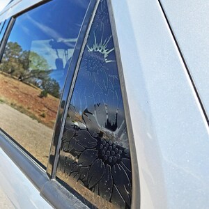 Crescent Moon Car Window Decals | Truck Vinyl Sticker | Moon Light Car ...