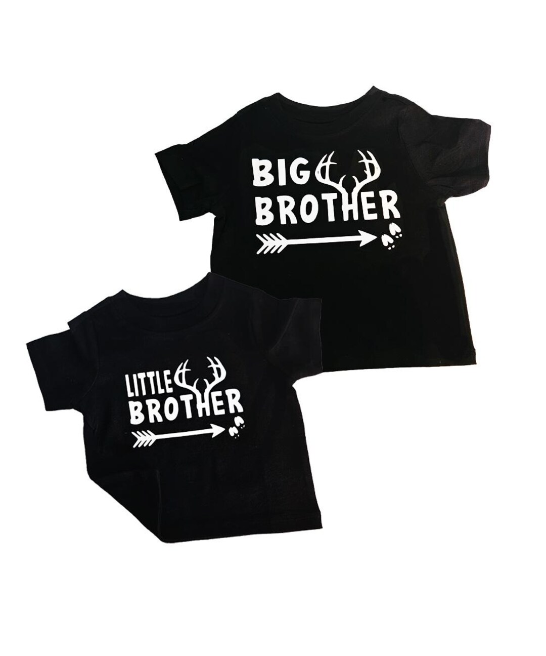 Big & Little Brother Matching Tee Shirts | Antlers, Deer Tracks ...
