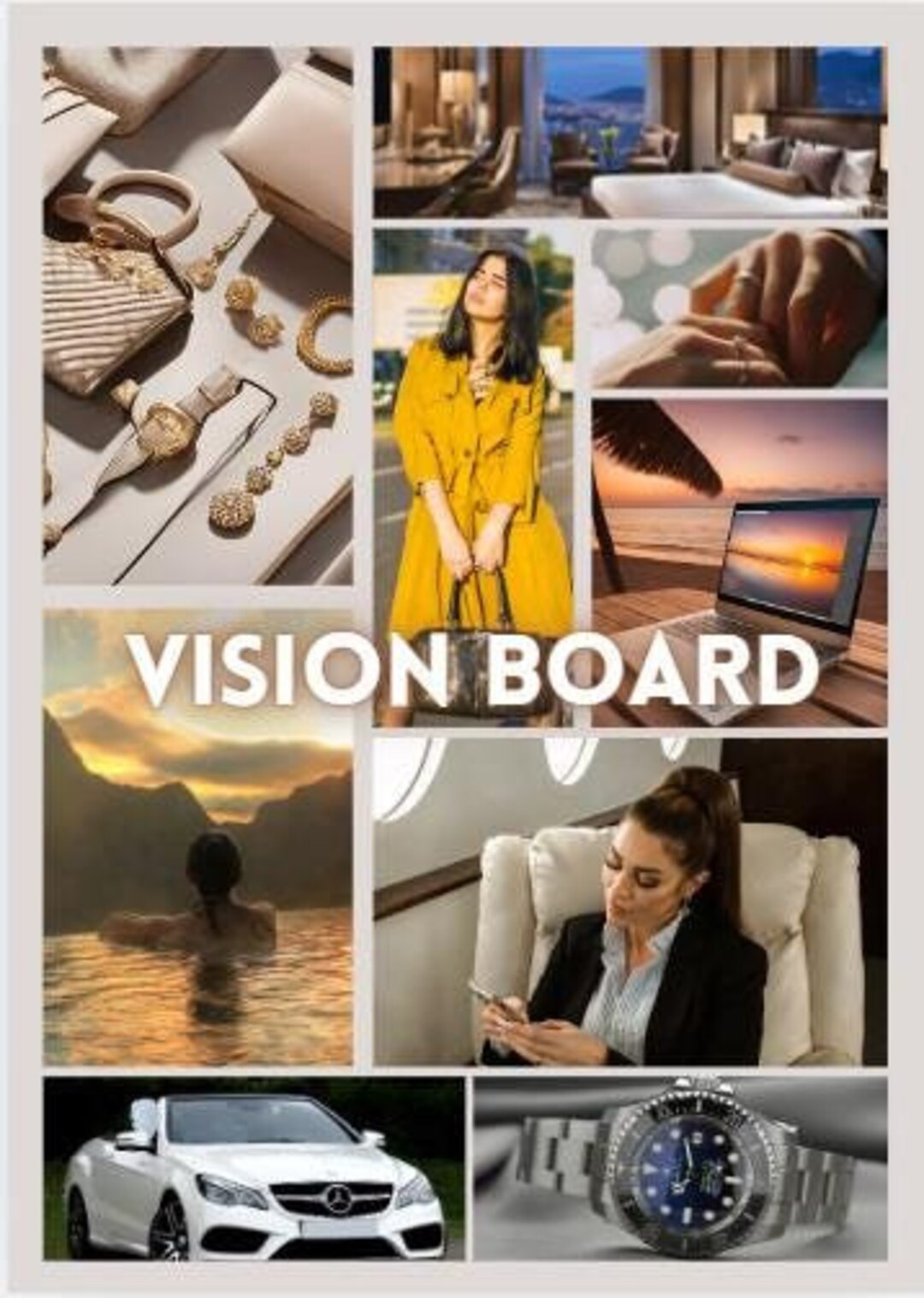 Vision Board PDF Download Print Instantly Transform Goals 2025 Into ...