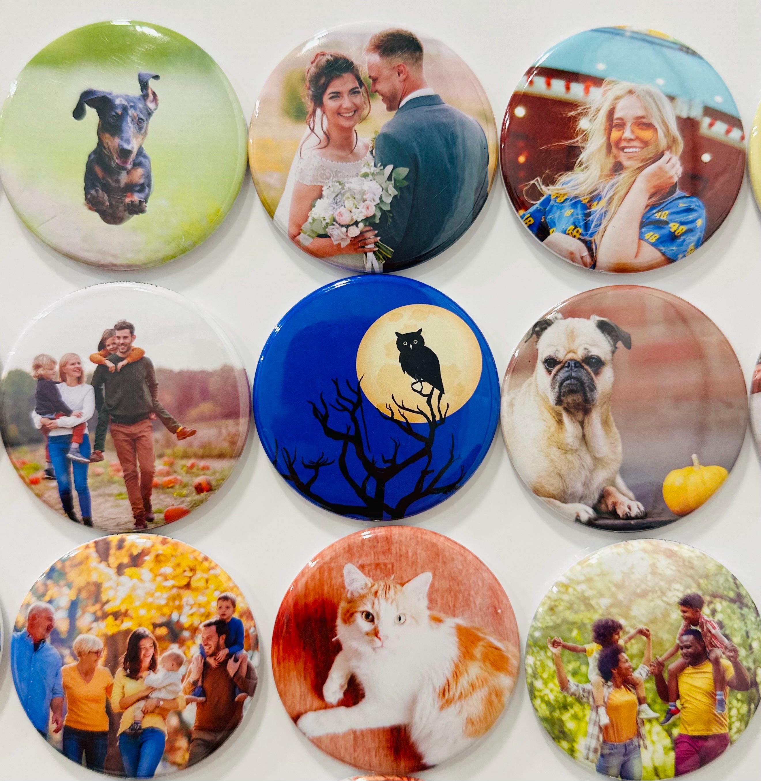 Custom Photo Magnets: Personalized Birthday, Wedding, Logo Gifts (set ...