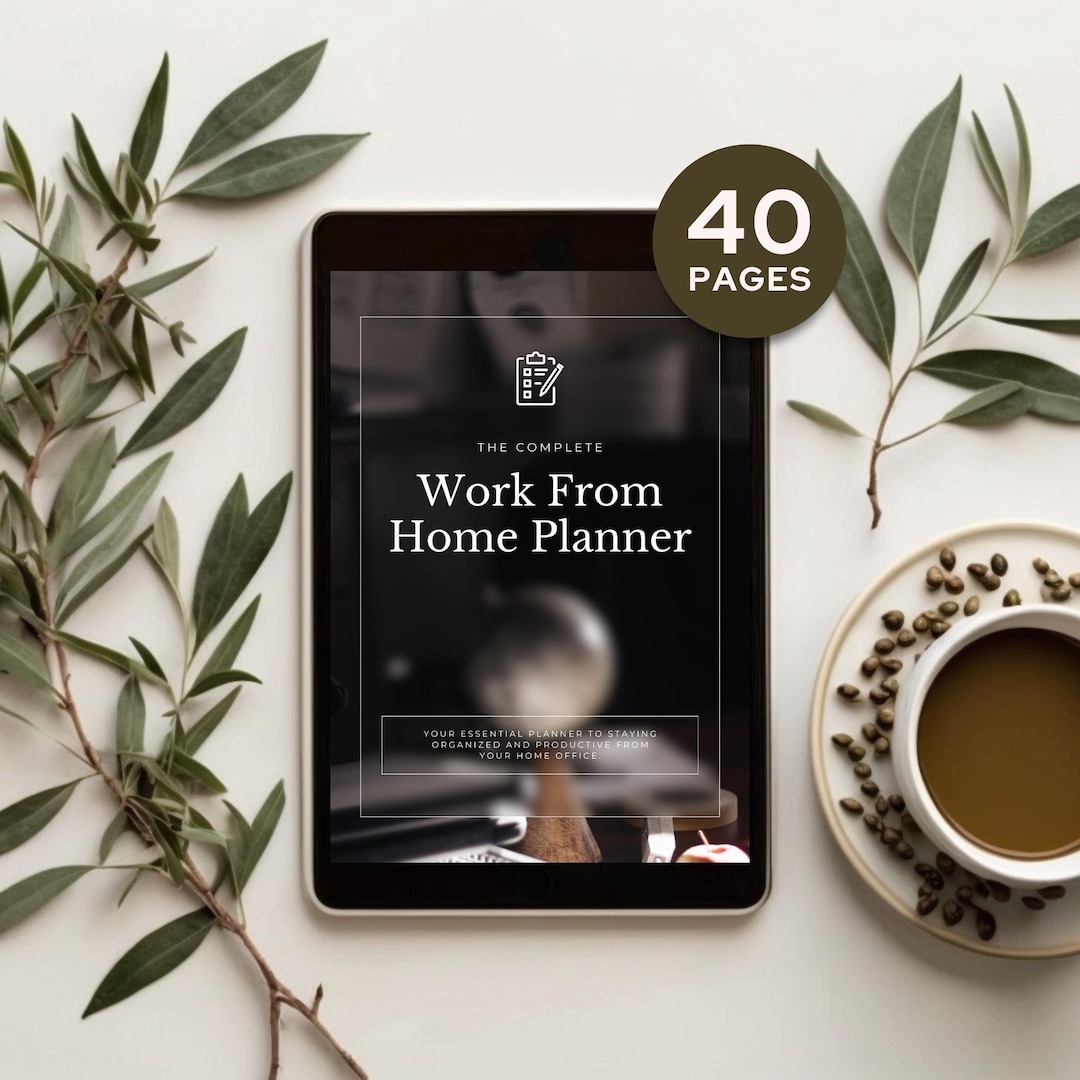 Digital Work at Home Planner 2025, Project Task Tracker, WFH Organizer ...