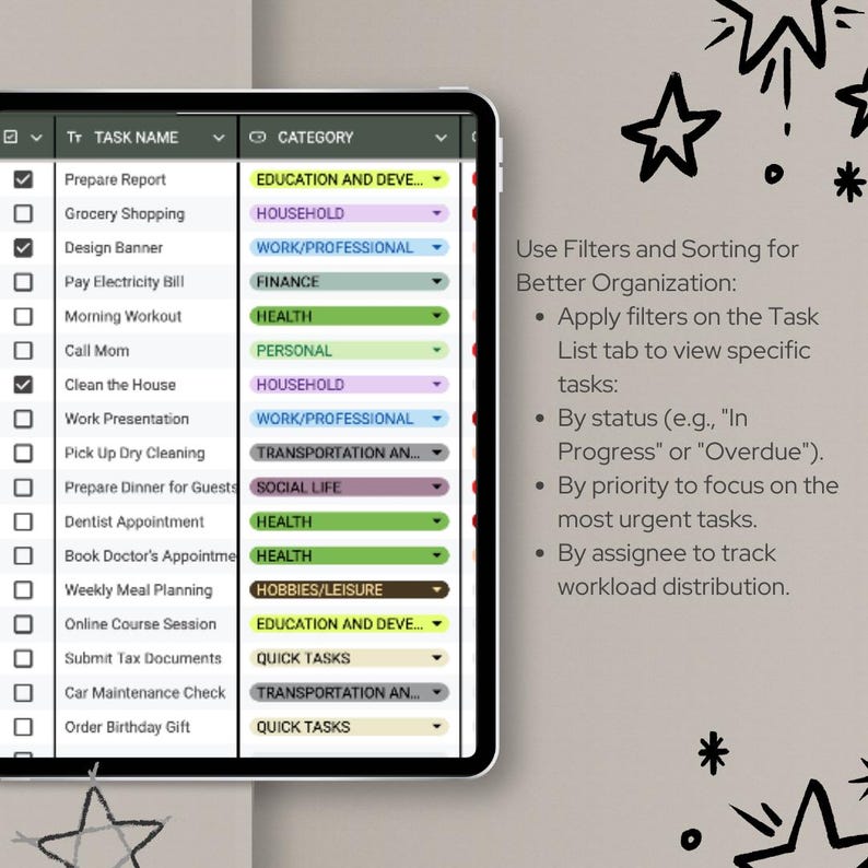 All-in-one Task Tracker Planner | 2026 Digital Planner for iPad ...