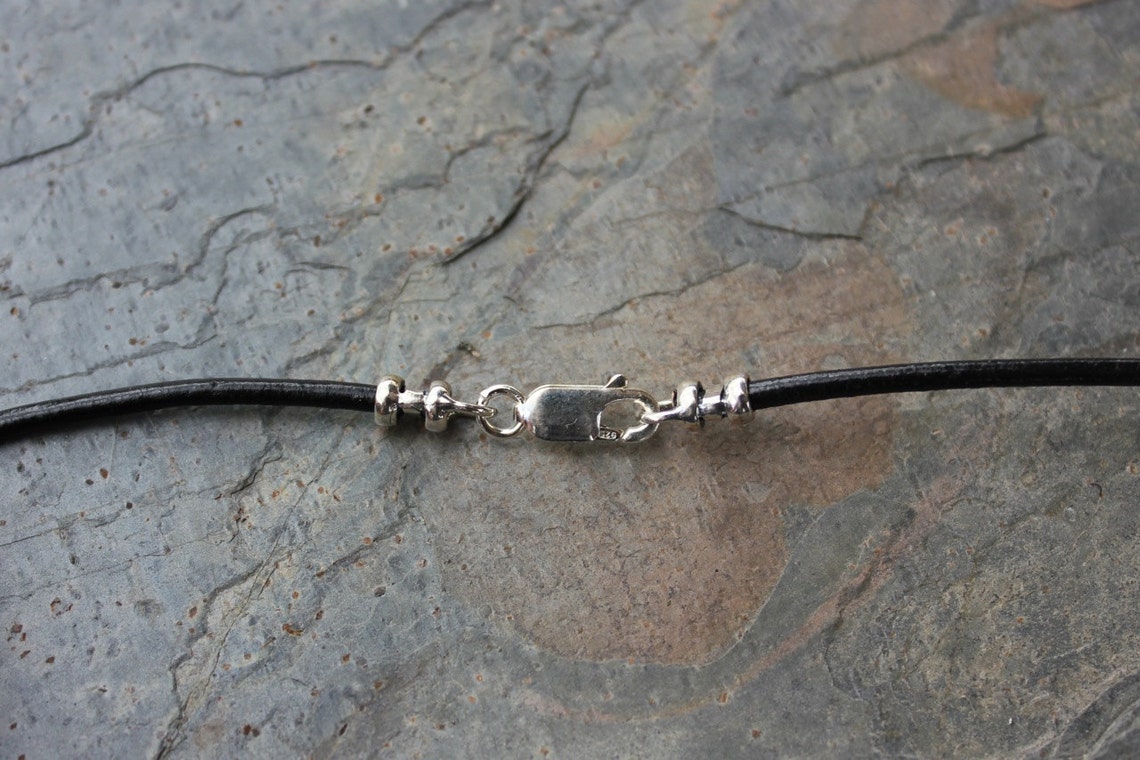 Sacred Heart Crown of Thorns Necklace- Bleeding Heart With Cross, Black ...