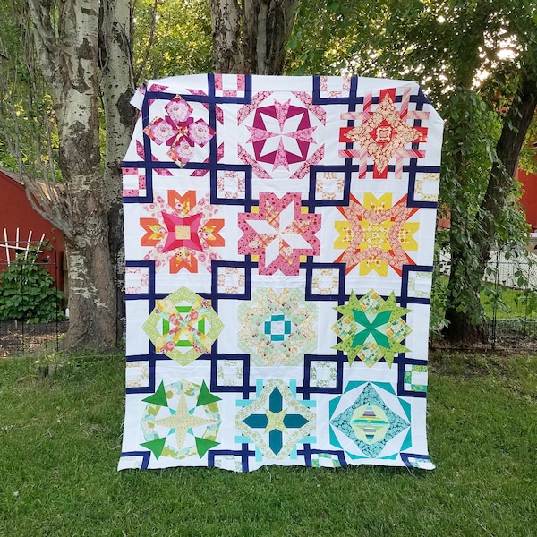 Block of the Month Quilt Pattern - Etsy