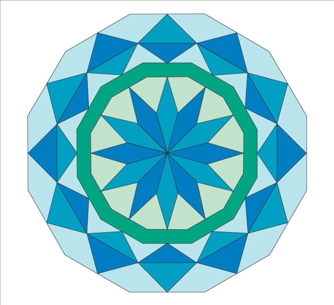 Celestial Star Bundle 4 Block Sizes: 9 Inch 12 Inch 18 Inch | Etsy