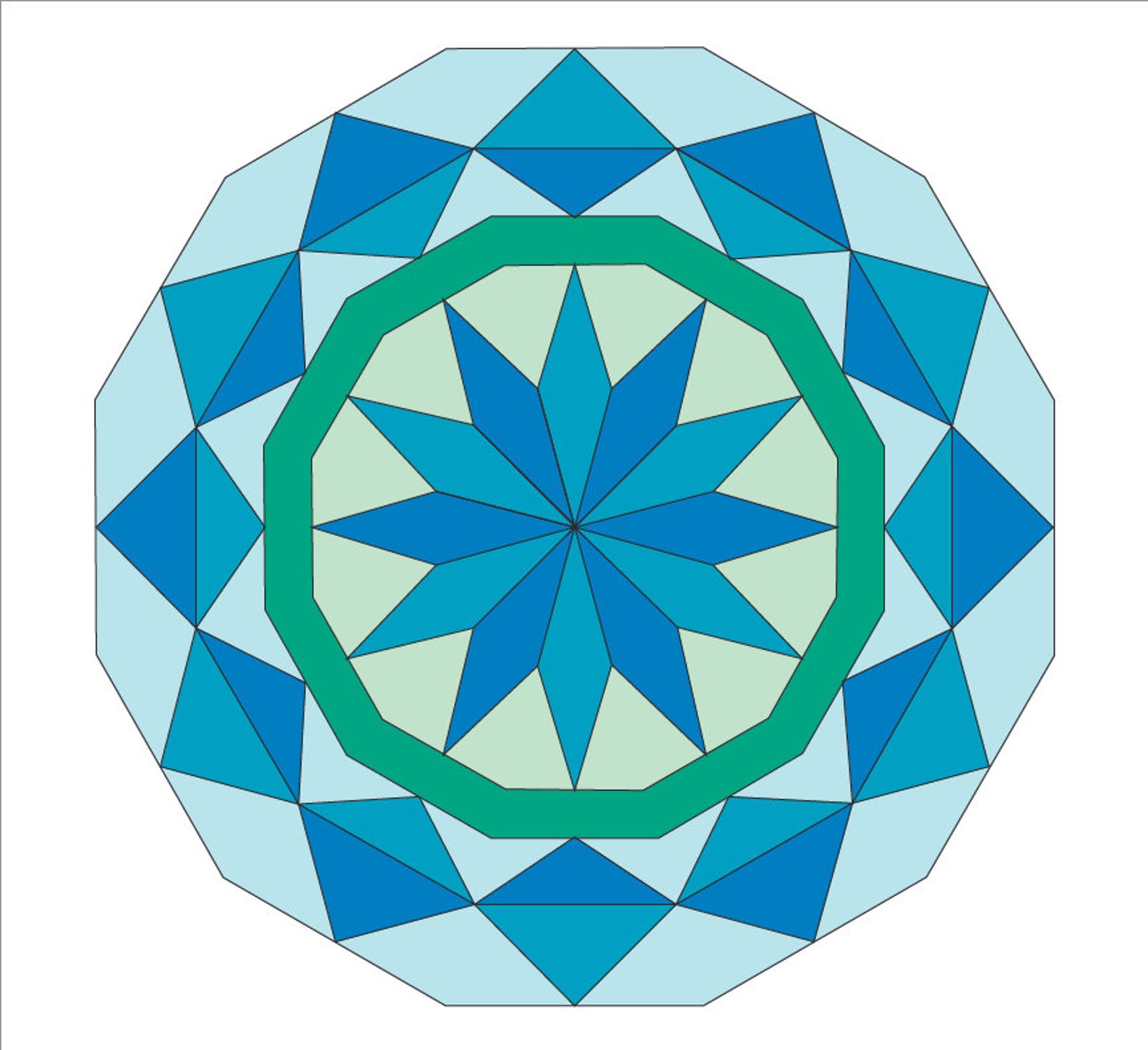 Celestial Star Bundle 4 Block Sizes: 9 Inch 12 Inch 18 Inch | Etsy