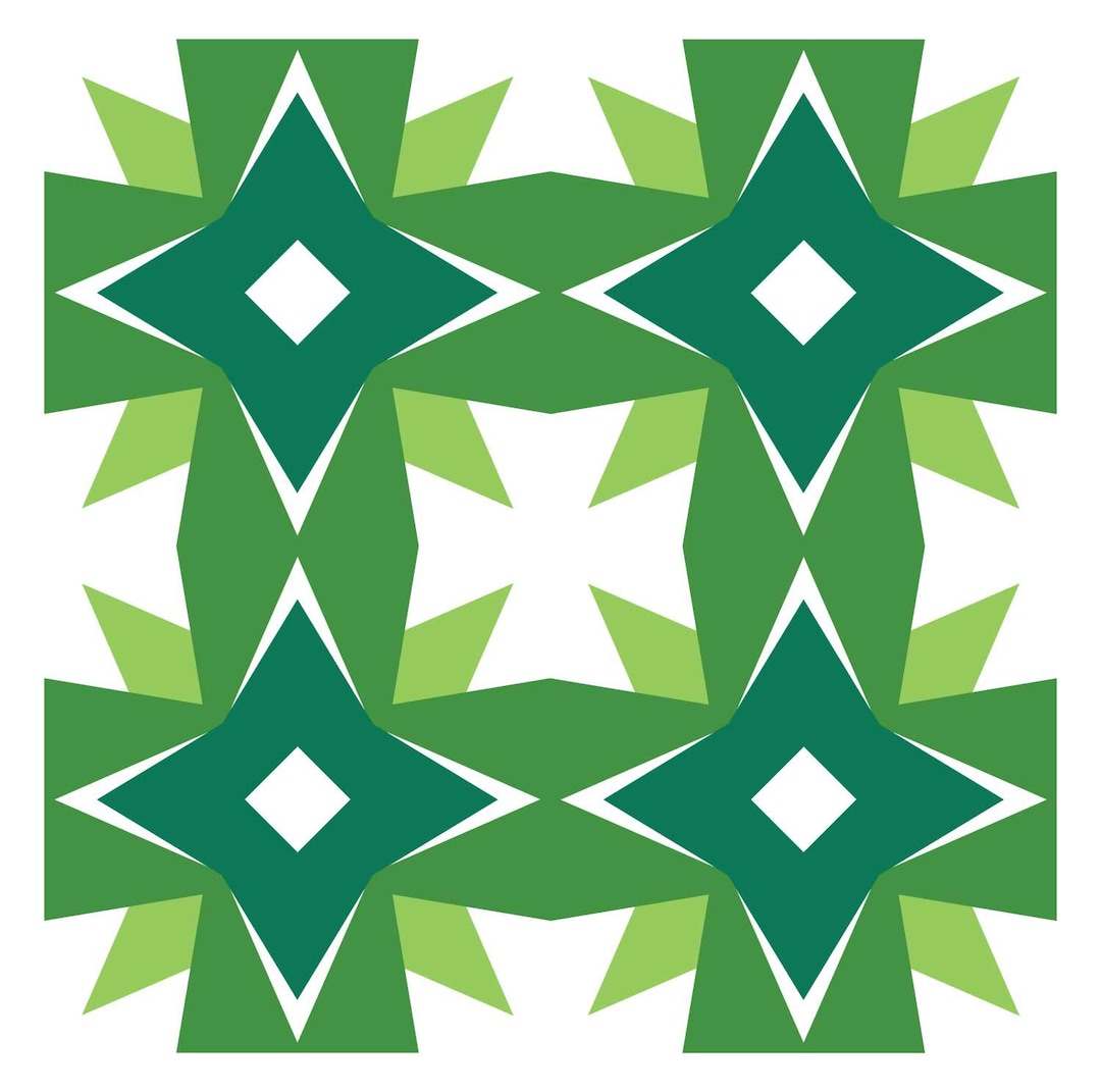 Starfruit #219 Paper Pieced Quilt Pattern PDF - 3 Sizes - Etsy