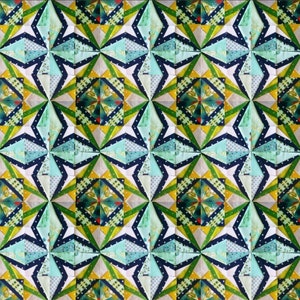 Rockstar 228, 18 Inch Quilt Block Paper Piecing Quilt Pattern PDF, Mix ...