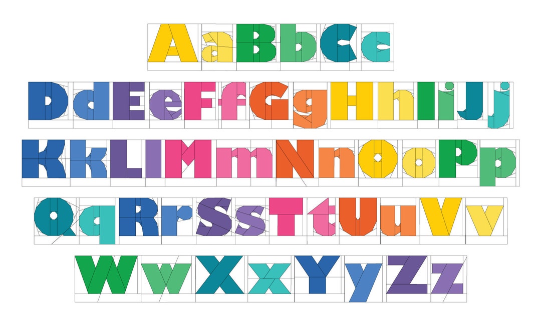 My Abc's Letters 3 Inch #214, Uppercase and Lowercase, Scrap Friendly ...