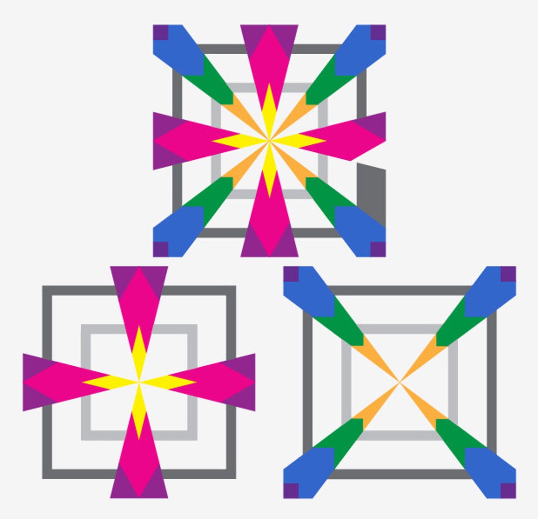 Cathedral Collection #221, 3 Patterns in 2 Sizes: 12 Inch 18 Inch ...