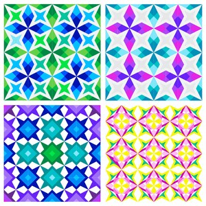 Rockstar Bundle #228, 4 Sizes: 9 Inch 12 Inch 18 Inch 24 Inch, Mix and ...