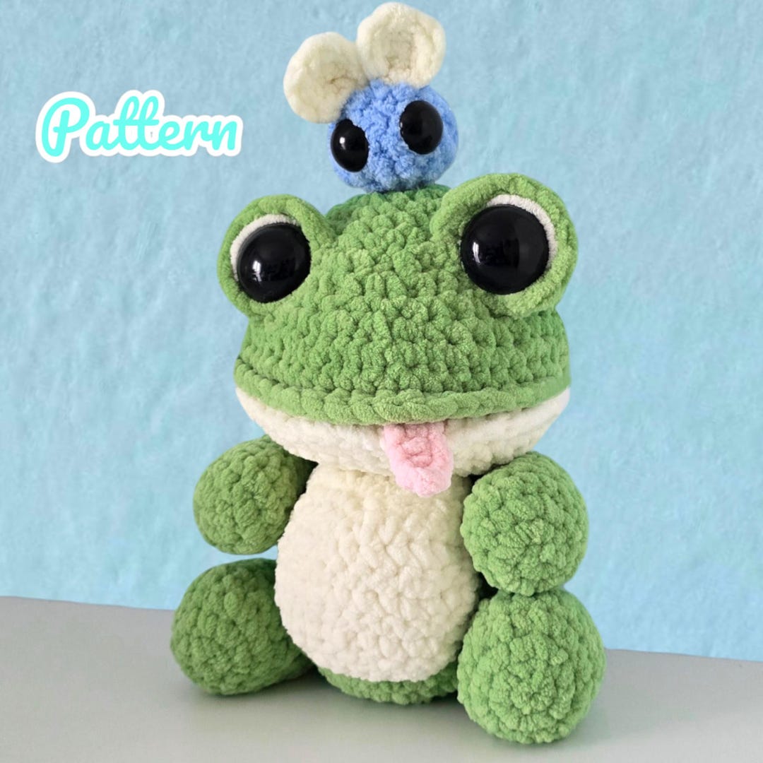 Chubby Frog Crochet Pattern - Etsy