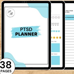 Personalized PTSD & Trauma Recovery Planner | Editable Therapy Workbook ...