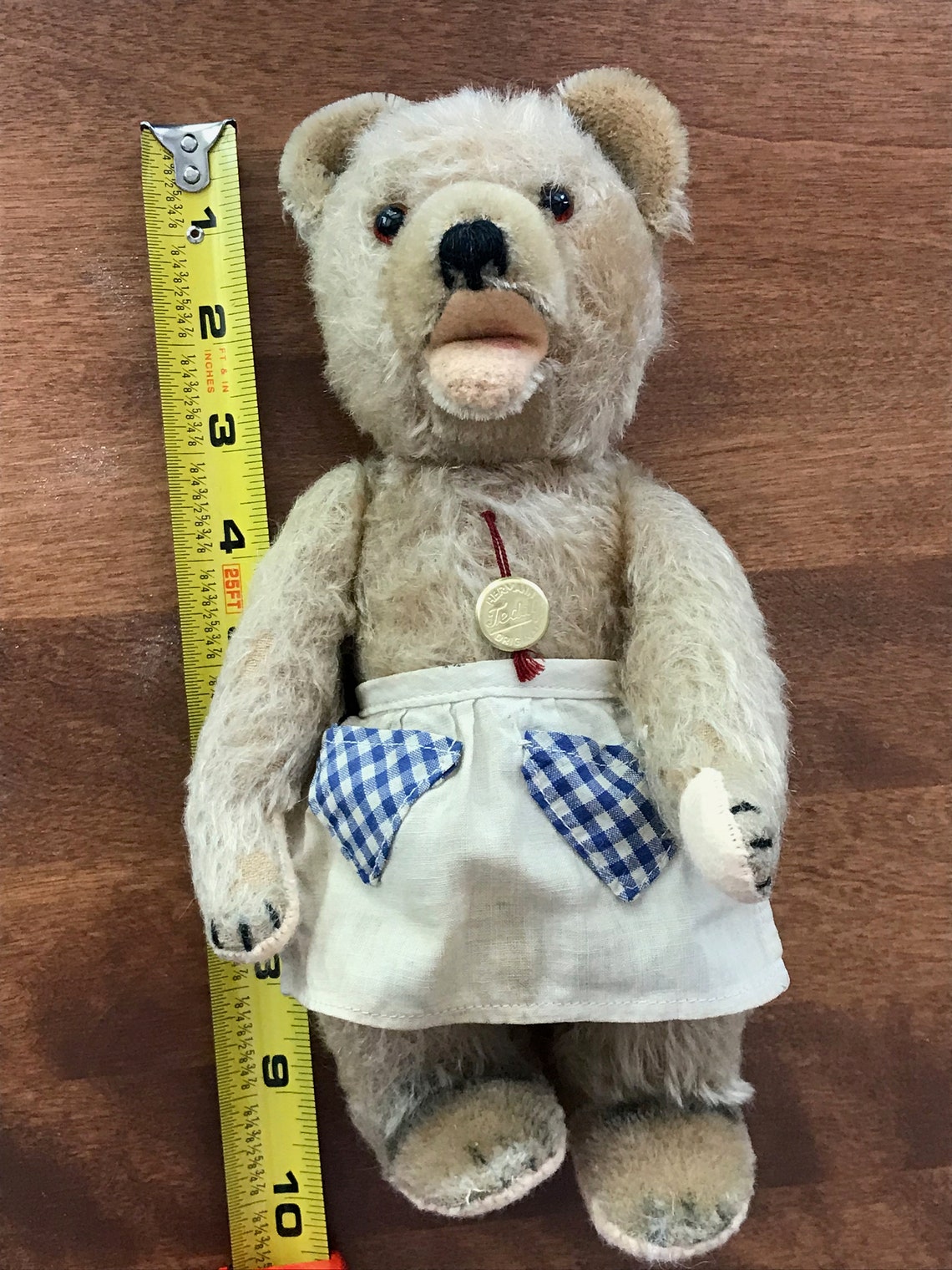 Hermann Teddy in an Apron - Etsy