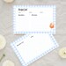 Printable Recipe Card Template, Breakfast Lunch Dinner & Drink Cards ...