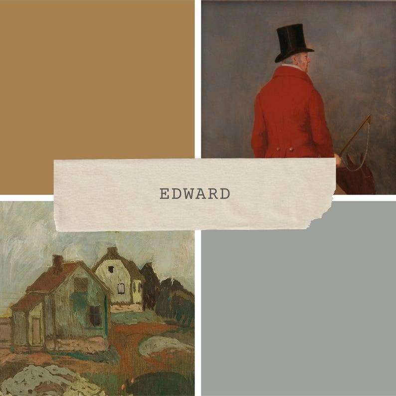Edward Gallery Wall Design Package | Pre-made Interior Design Mood ...