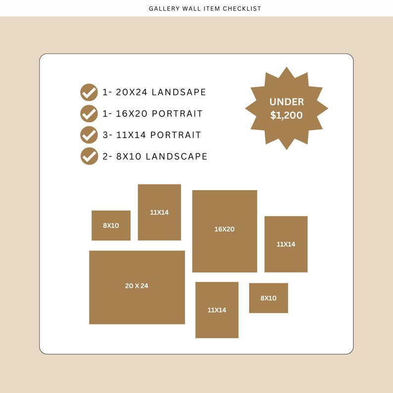 Edward Gallery Wall Design Package Pre-made Interior Design Mood Board ...