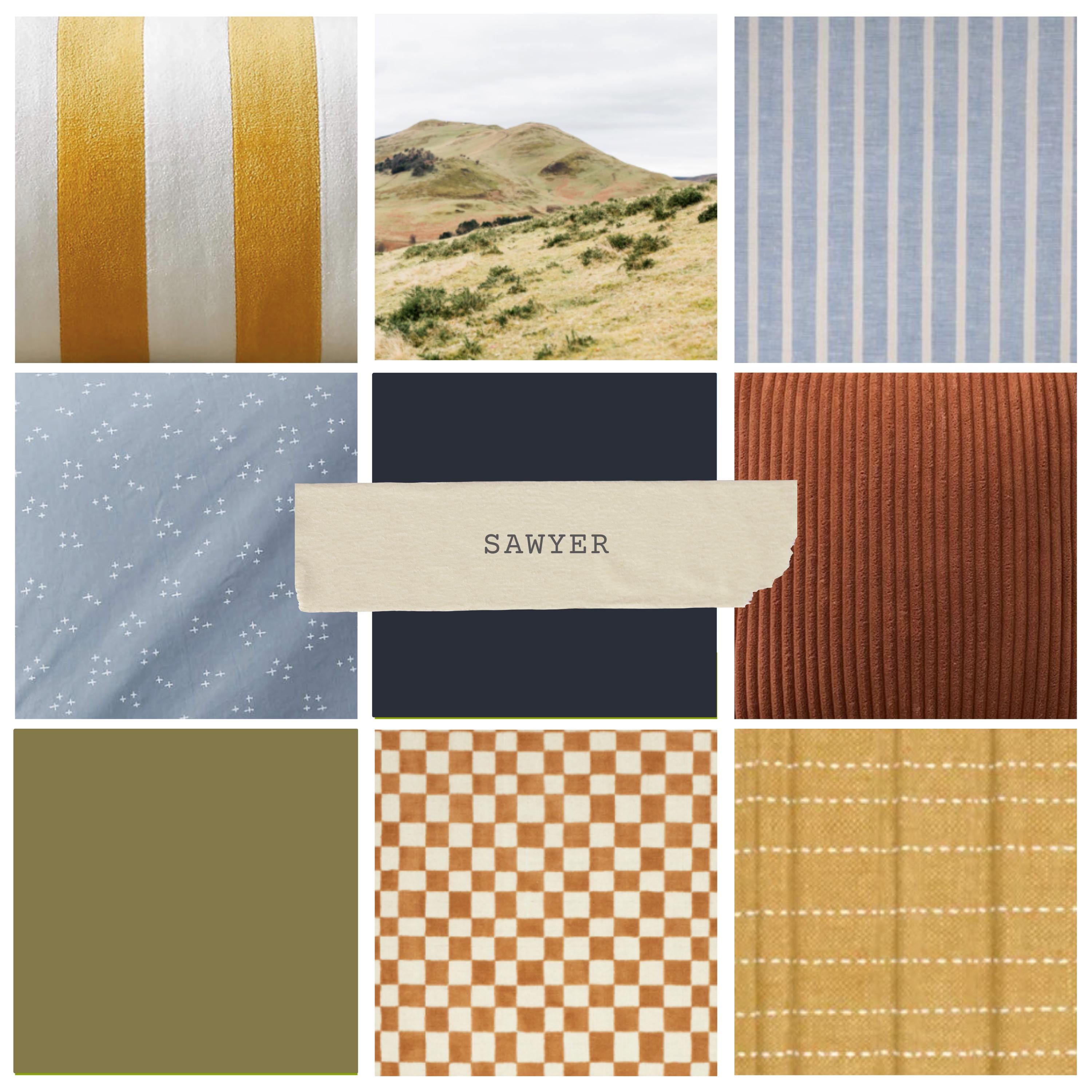 Sawyer Boy's Bedroom Design Package | Pre-made Interior Design Mood ...