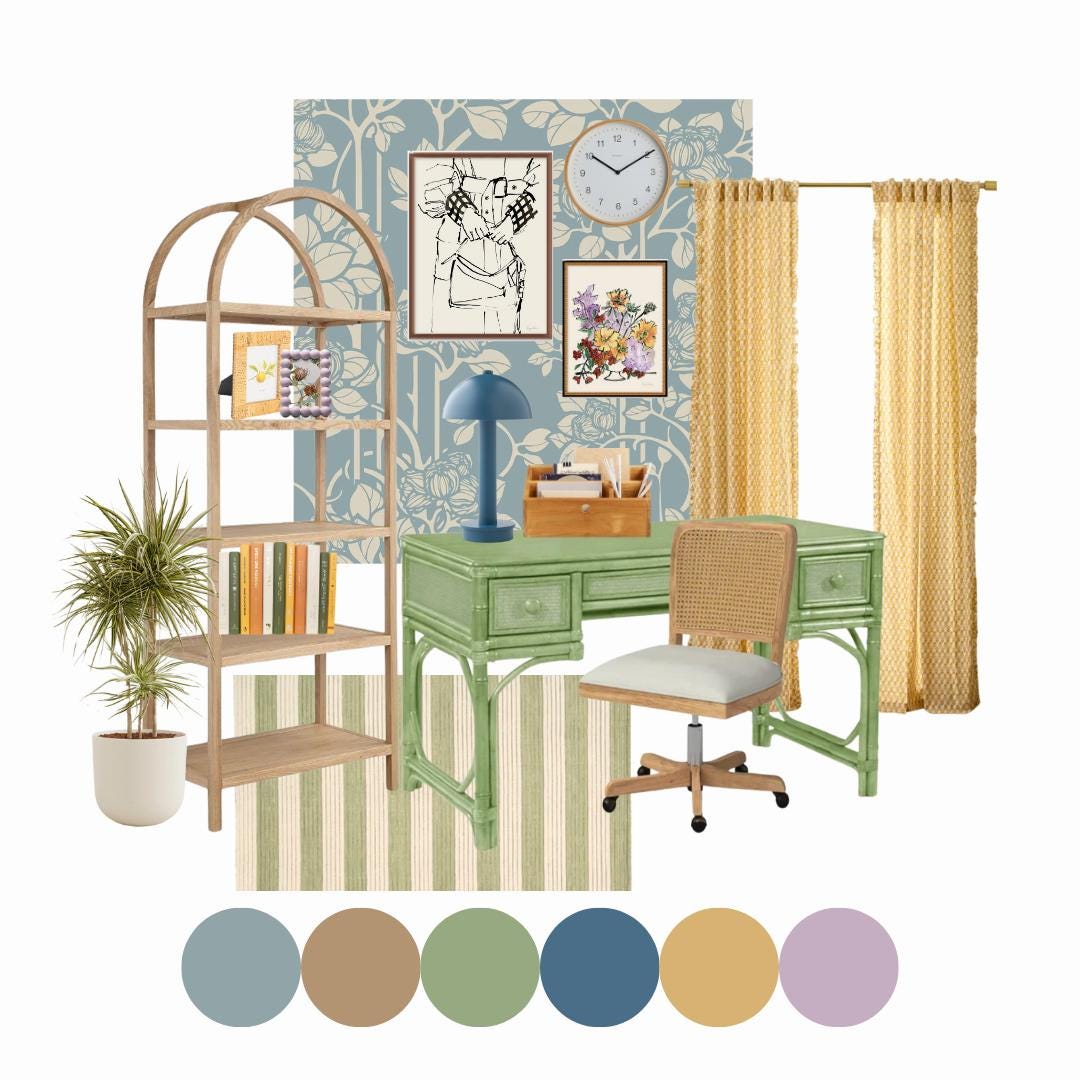 Penelope Office Design Package | Pre-made Interior Design Mood Board ...