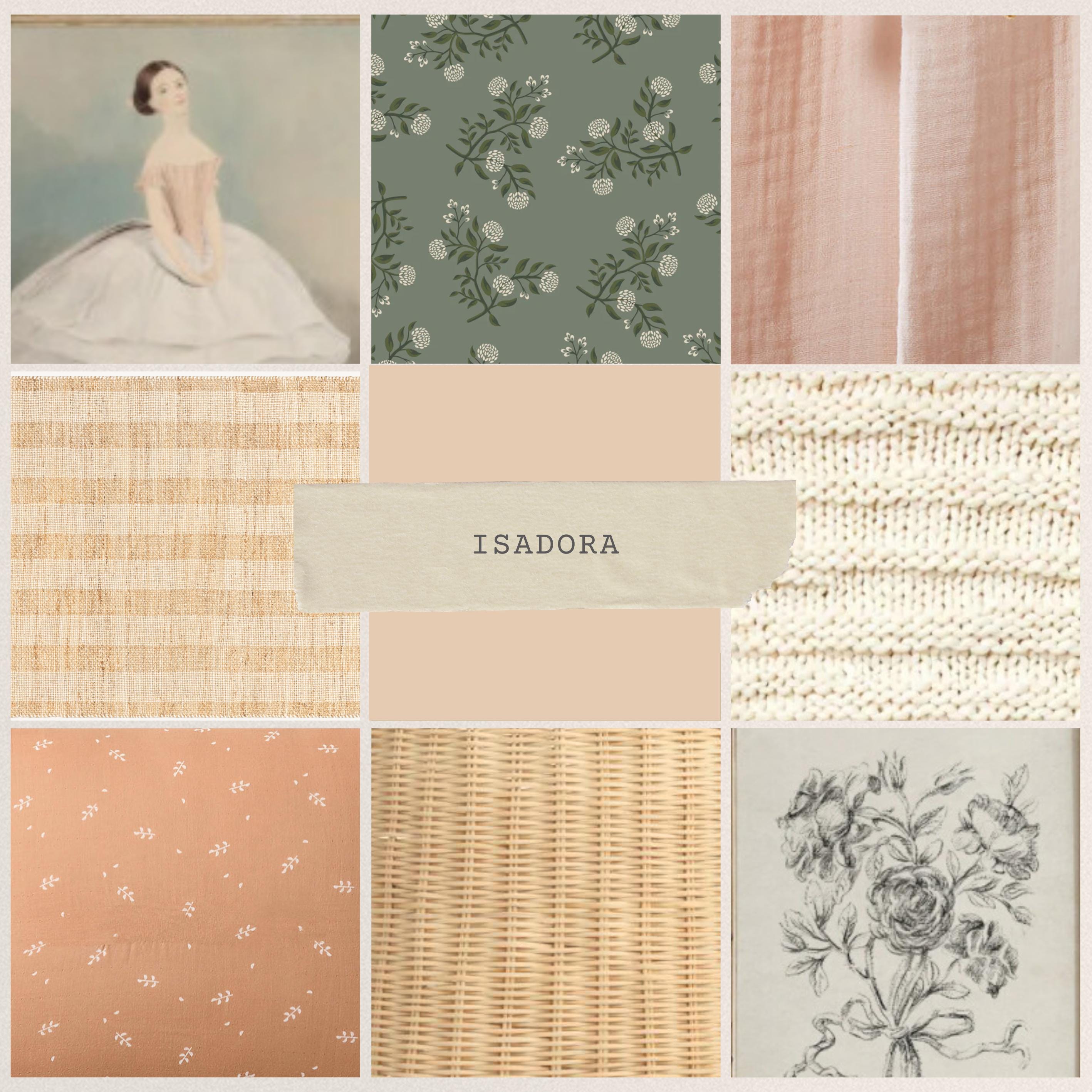 Isadora Girl's Bedroom Design Package | Pre-made Interior Design Mood ...