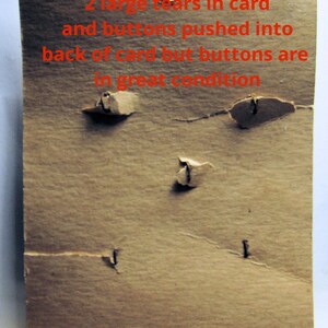 Vintage 1940's Banjo Buttons From the Musical Set on Orig. Store Card ...