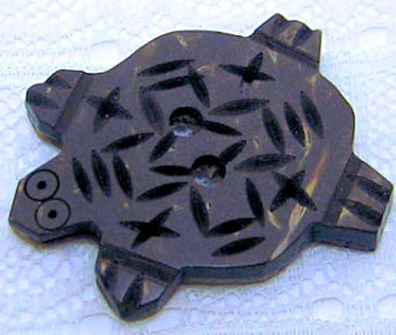 Coconut Shell Realistic Turtle Button - Etsy
