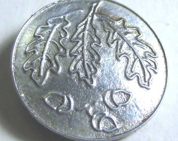 Christina Pewter Button Leaves & Acorns CHR - Etsy