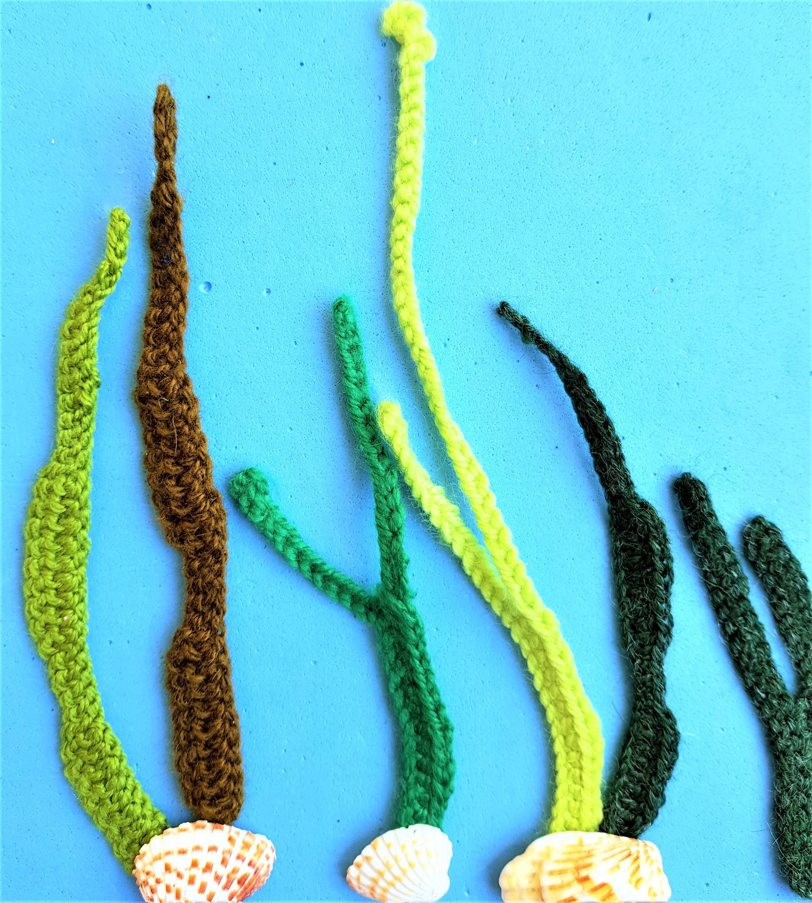 Crochet Seaweed Applique Pattern: DIY Water Plant (PDF Pattern) - Etsy