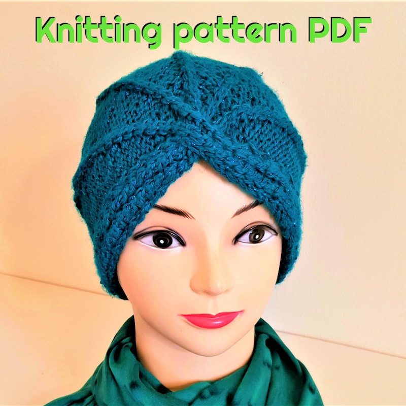 Knit Turban Hat - Etsy