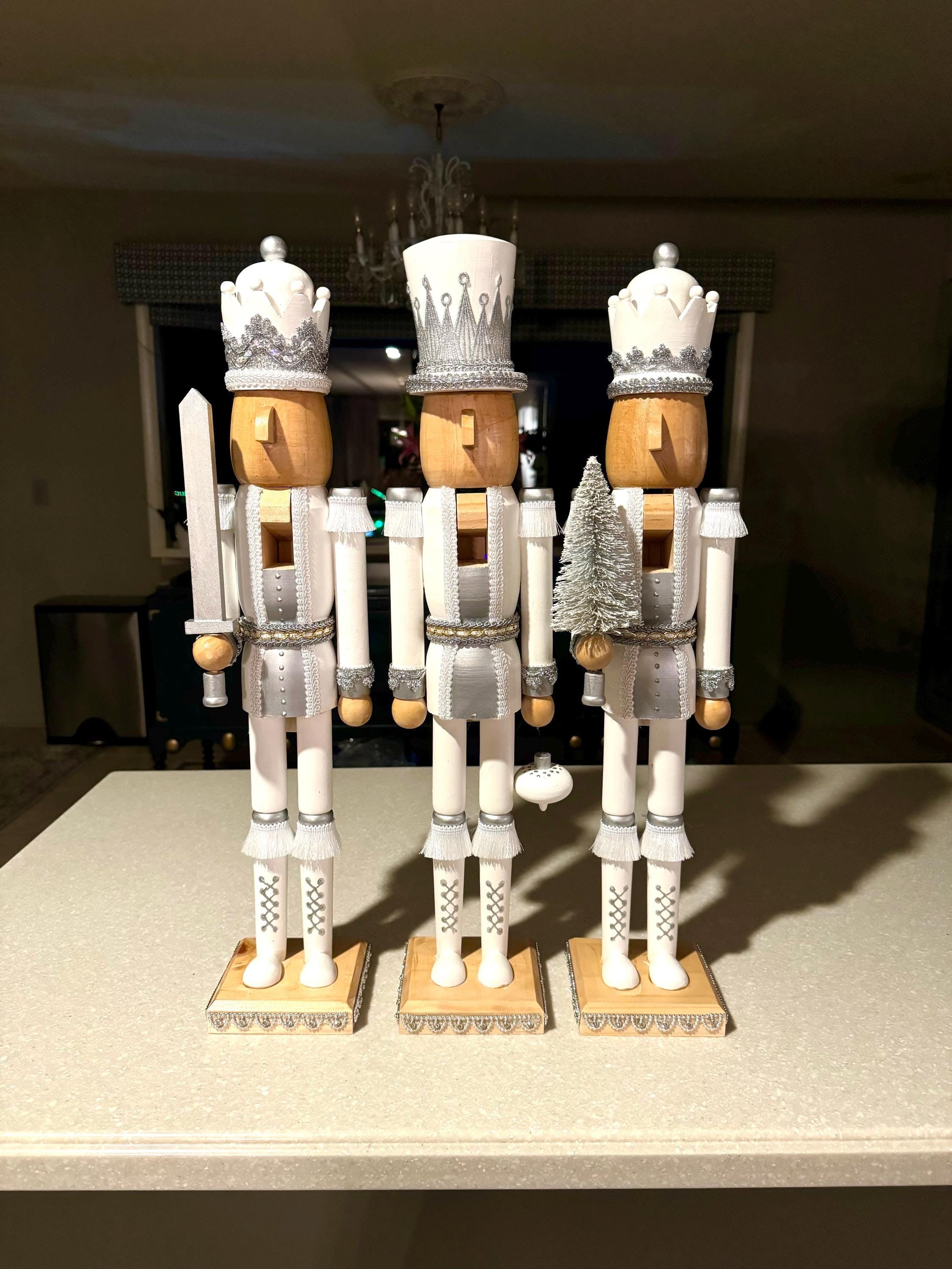 Black + White Collection - Hand Painted Wood Nutcrackers (custom ...