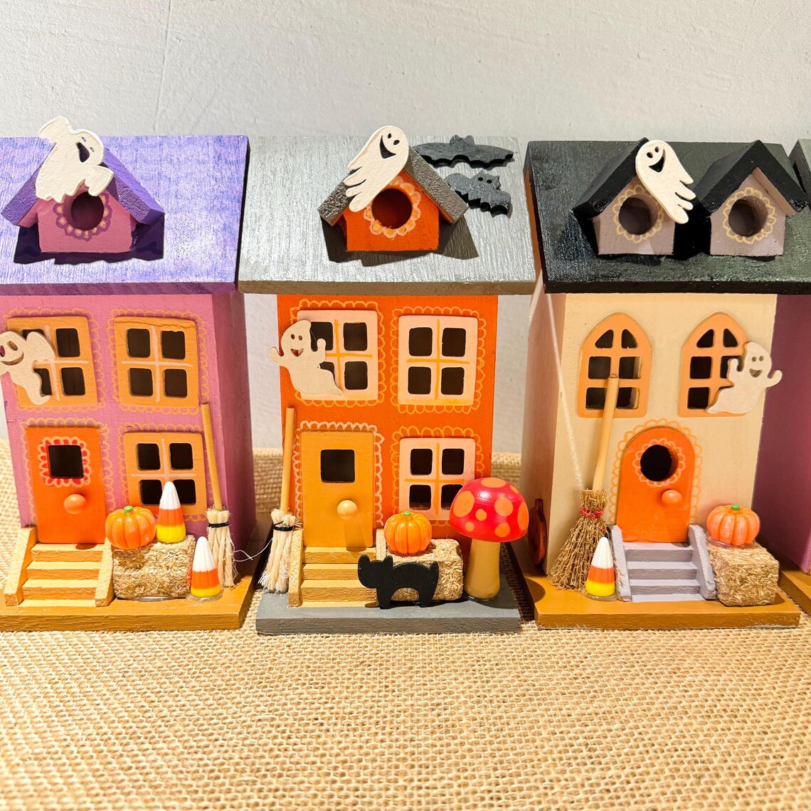 Halloween / Spooky Houses: DOWNTOWN BROWNSTONE COLLECTION fall / Autumn ...