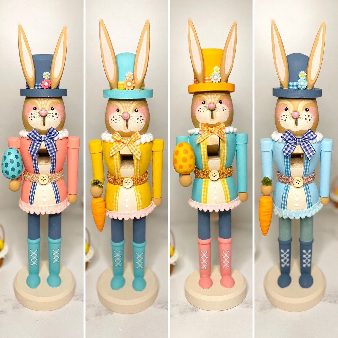 Easter Bunny / Rabbit Nutcracker 15 - Etsy