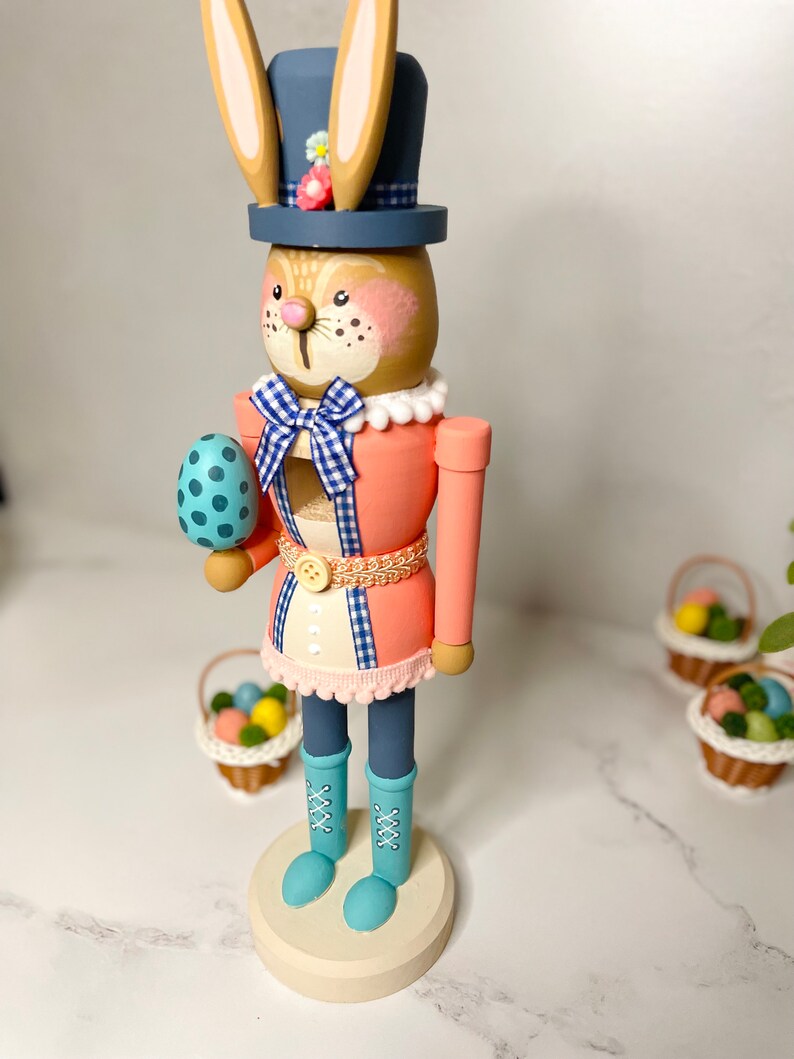 Easter Bunny / Rabbit Nutcracker 15 - Etsy