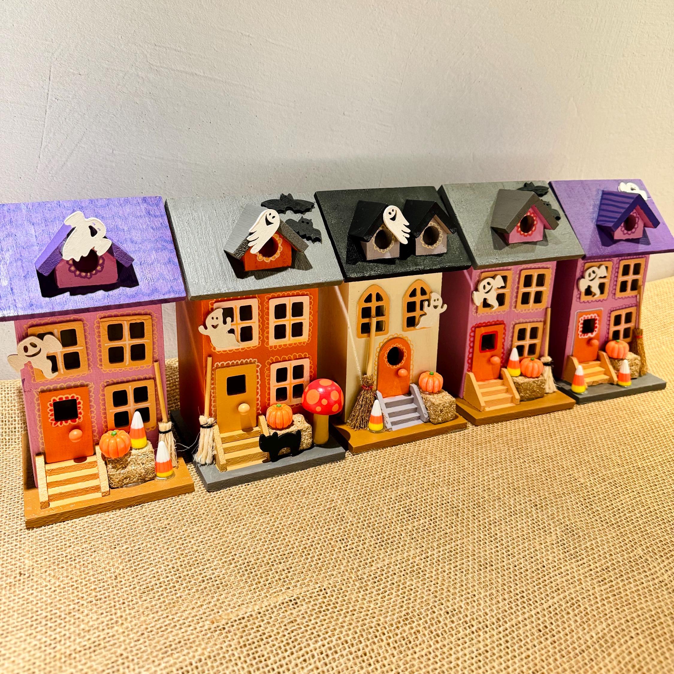 Halloween / Spooky Houses: DOWNTOWN BROWNSTONE COLLECTION fall / Autumn ...