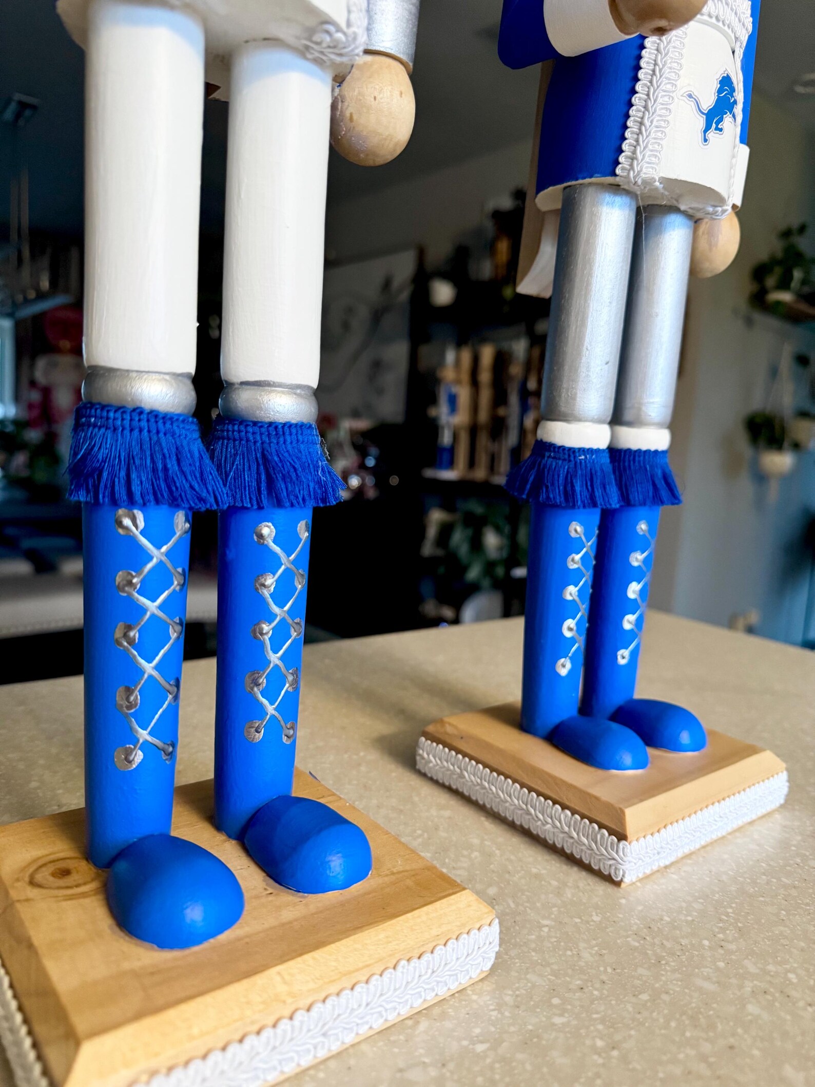 Hand-painted Nutcrackers - Detroit Lions /NFL Collection - Etsy