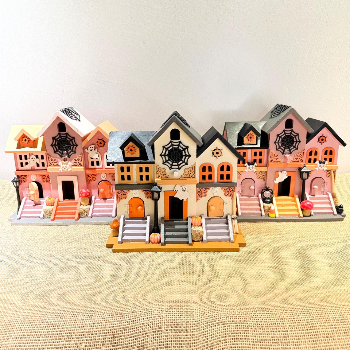 Halloween / Spooky Houses: DOWNTOWN BROWNSTONE COLLECTION fall / Autumn ...