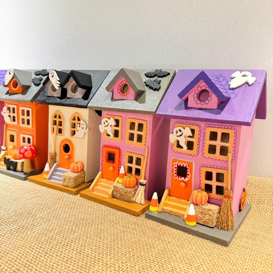 Halloween / Spooky Houses: DOWNTOWN BROWNSTONE COLLECTION fall / Autumn ...