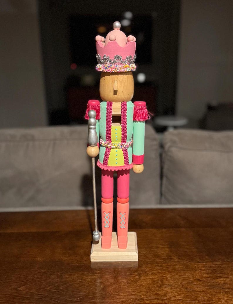 Candy Collection - Hand Painted Wood Nutcrackers (custom Nutcracker, Christmas Gift, Wooden ...