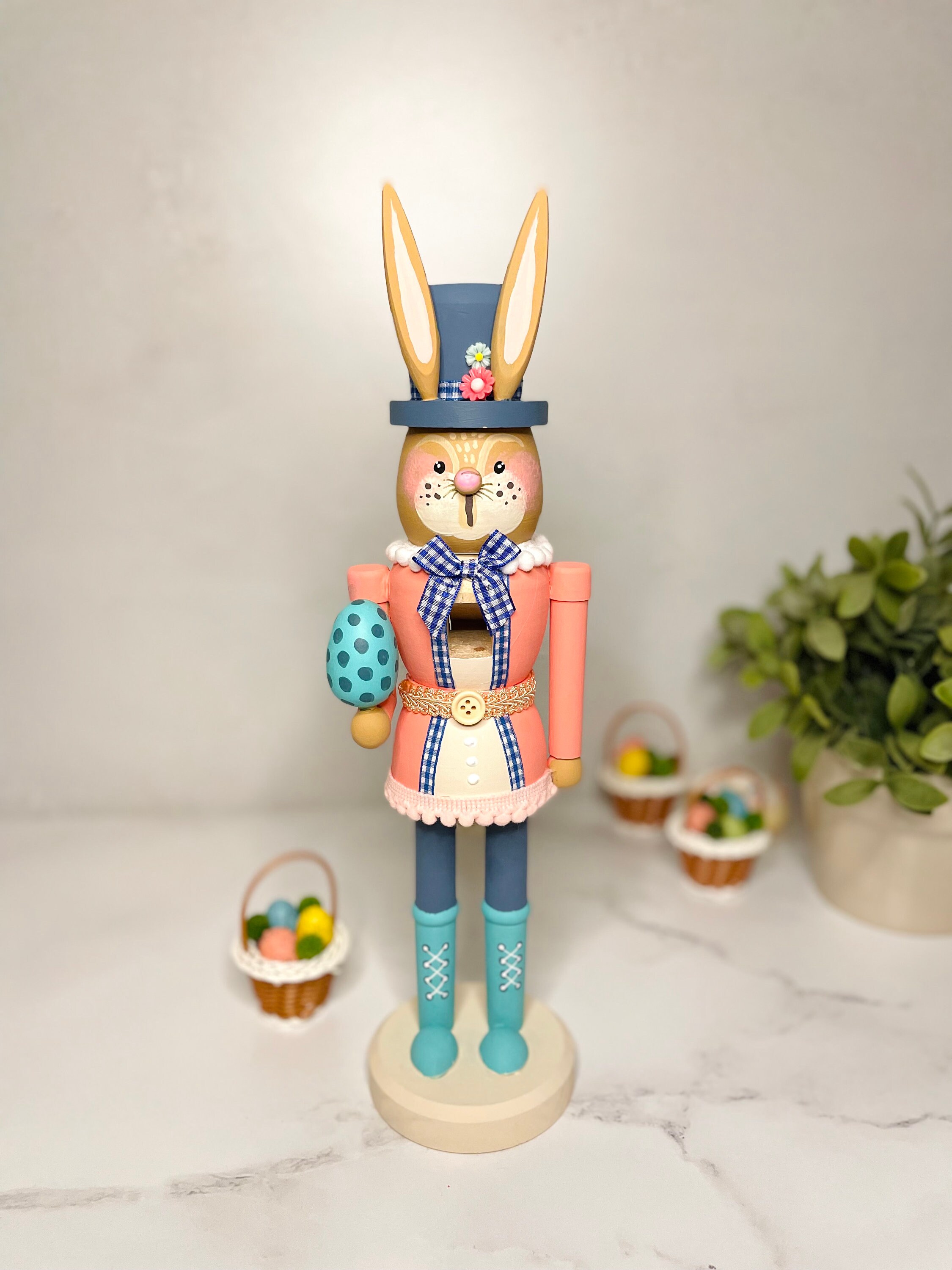 Easter Bunny / Rabbit Nutcracker 15 - Etsy
