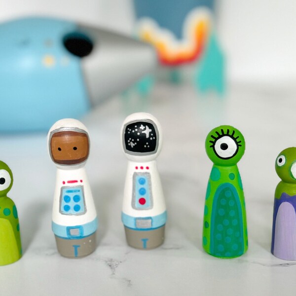Peg People - Etsy
