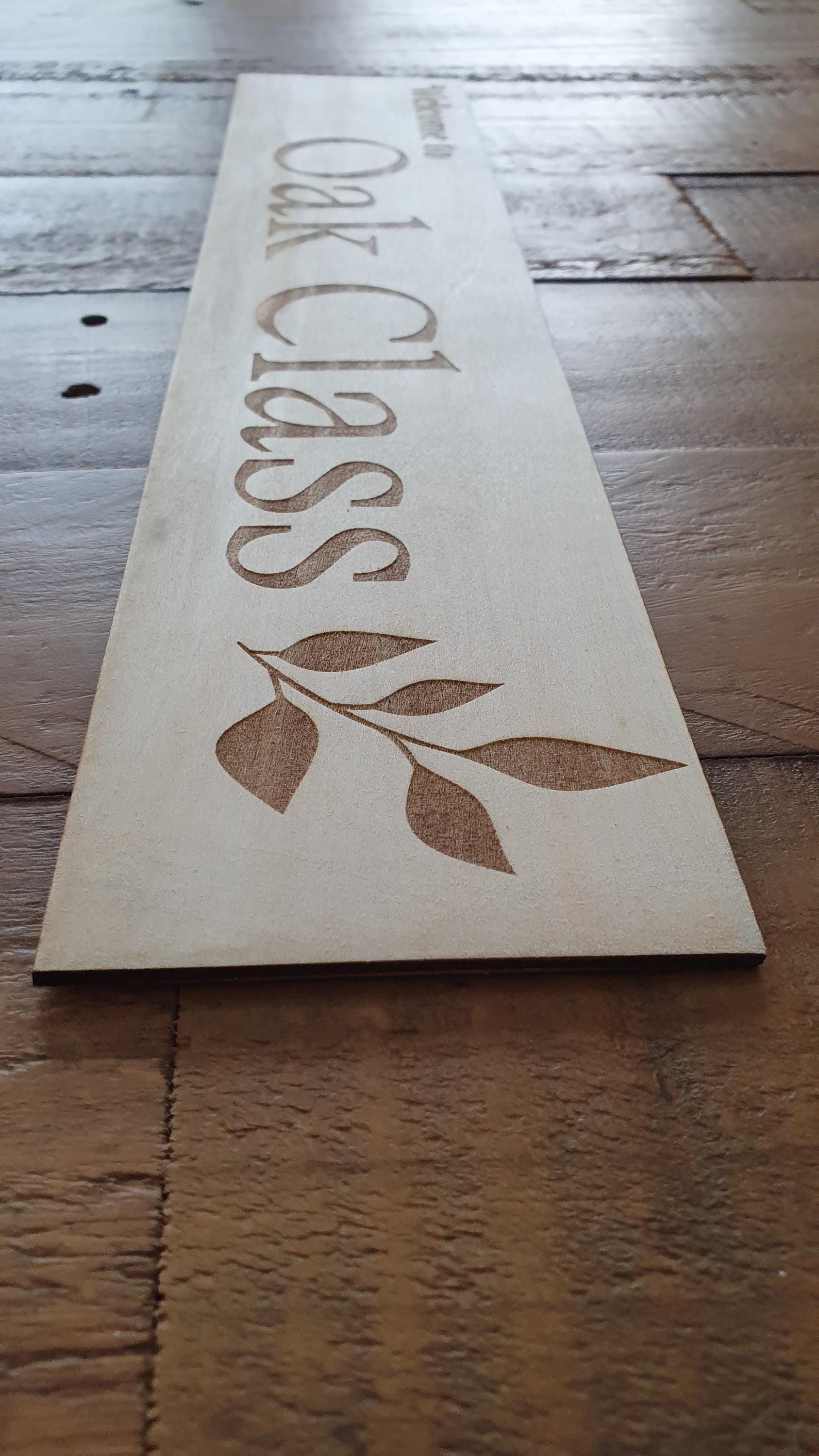 Custom Classroom Door Sign Laser Engraved Basswood - Etsy