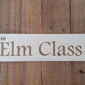 Custom Classroom Door Sign Laser Engraved Basswood - Etsy
