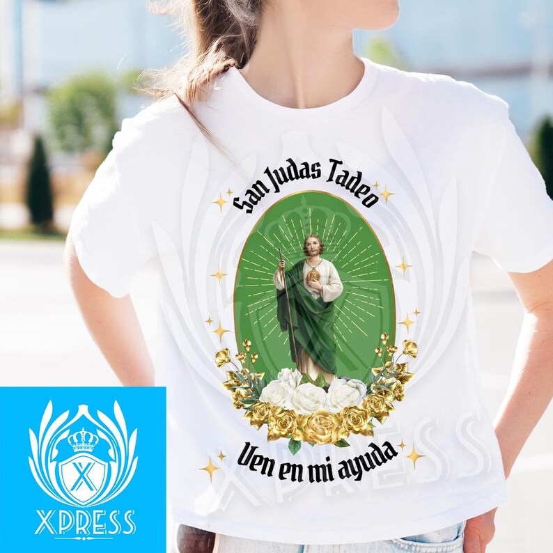 San Judas Tadeo PNG | St. Jude Thaddeus Digital Download | Spanish ...