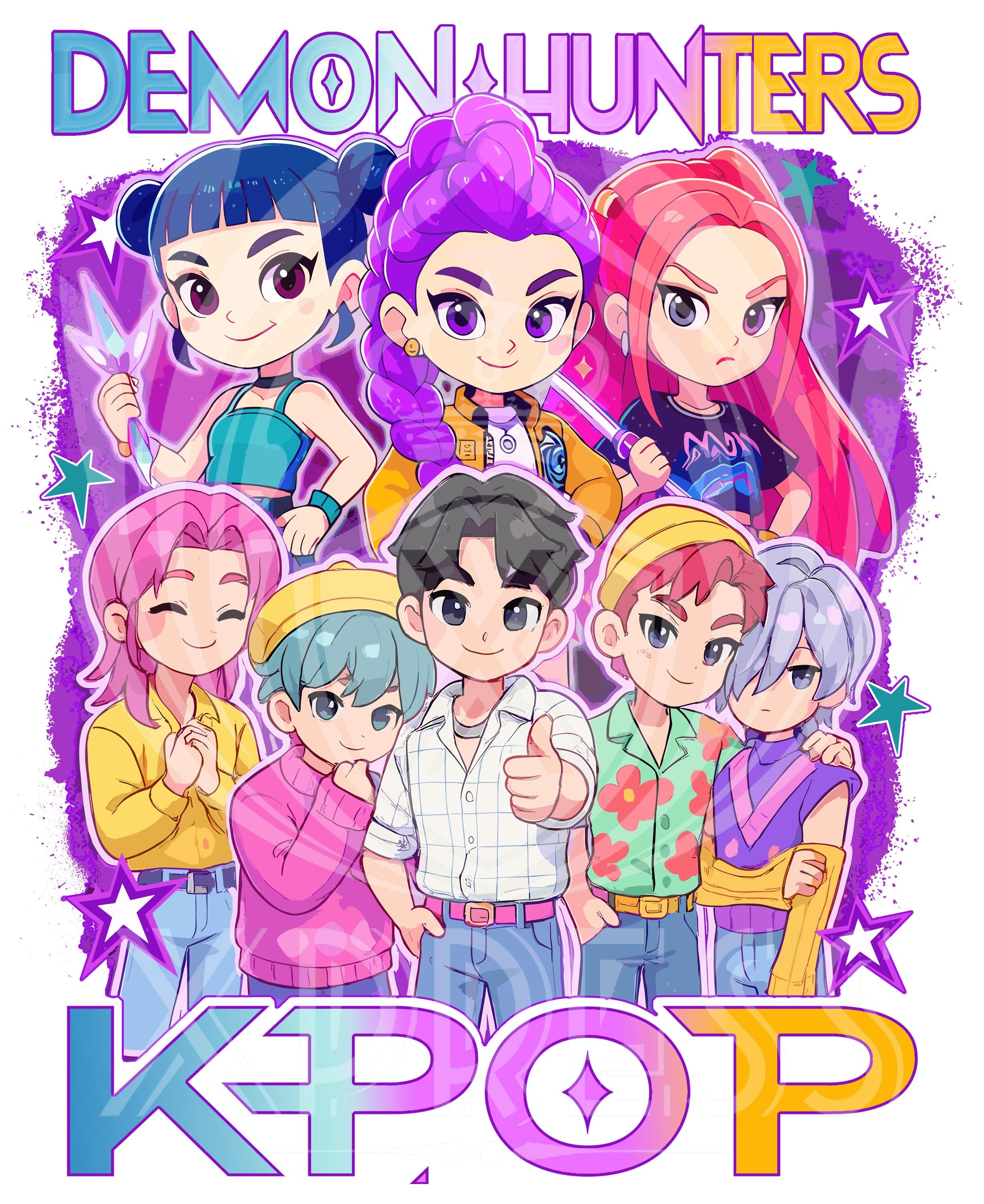 Kpop Demon Hunter Png, Sa-ja Boy Png, Hun-trix Png, Digital Download ...