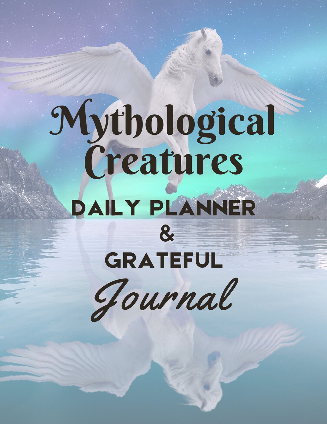 Mythological Creatures Daily Planner & Grateful Themed Journal - Etsy