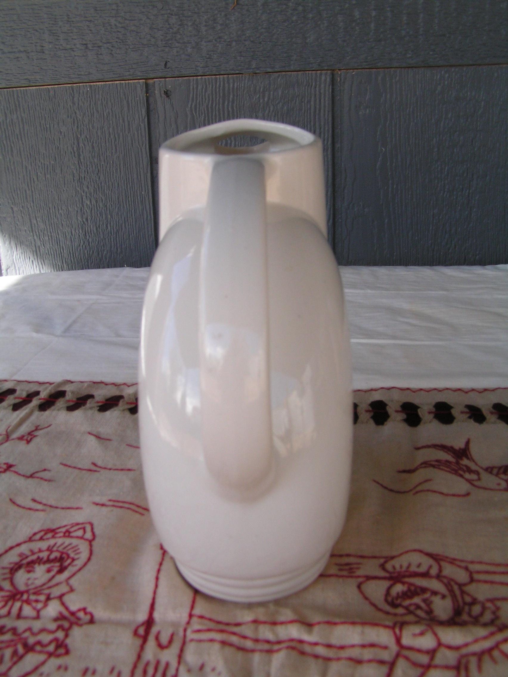Vintage 1940s Knowles Fruit Utility Ware Ice Lip Ceramic Streamlined ...