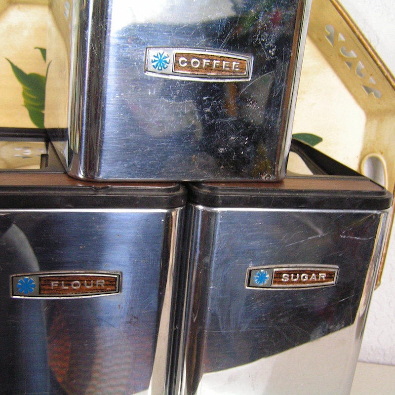 Retro Canister Set - Etsy