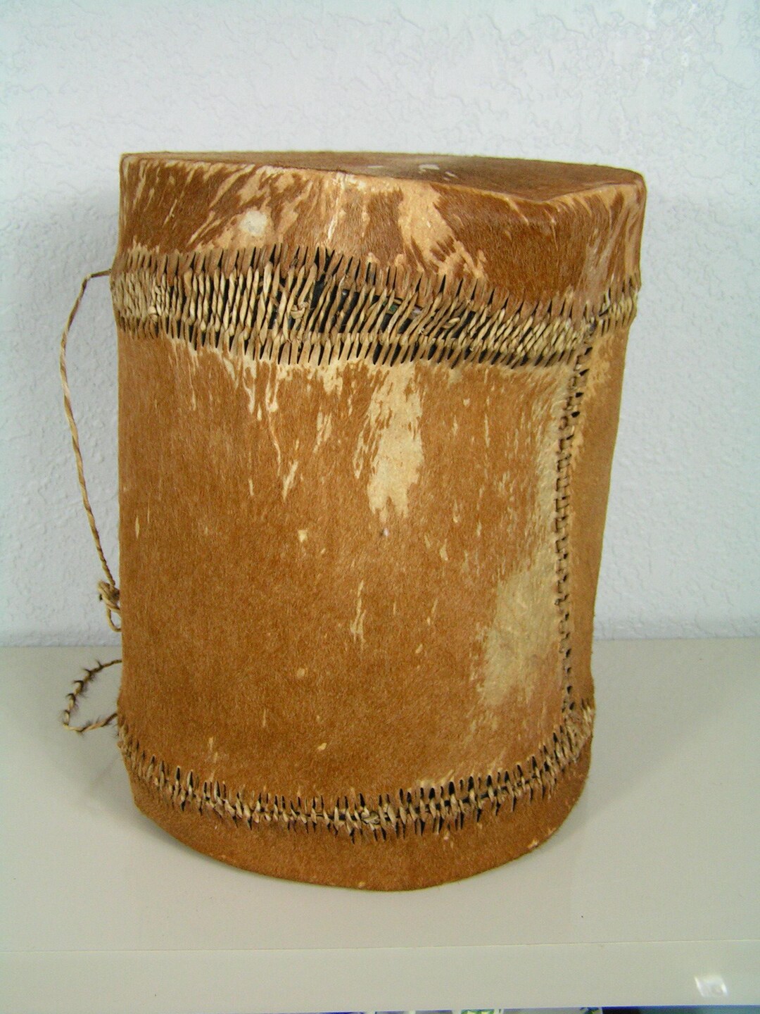 Vintage African Goat Skin Drum - Etsy